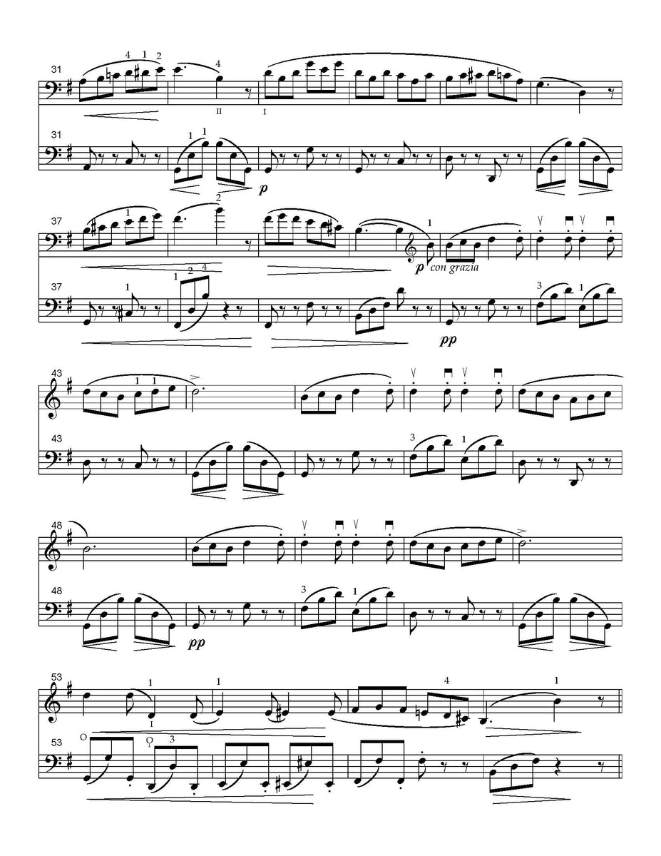 Popper "Tarantella"for Advanced Solo Cello& 2nd Cello Accompanimen – E ...